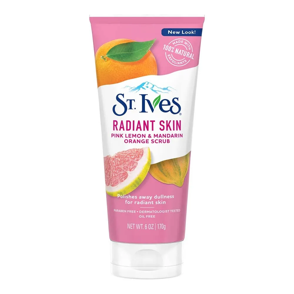 St. Ives Radiant Skin Exfoliante Pink Lemon & Mandarin Orange 170 g ...