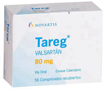 Tareg 80 mg x 56 Comprimidos Recubiertos - Valsartán - precio en ...